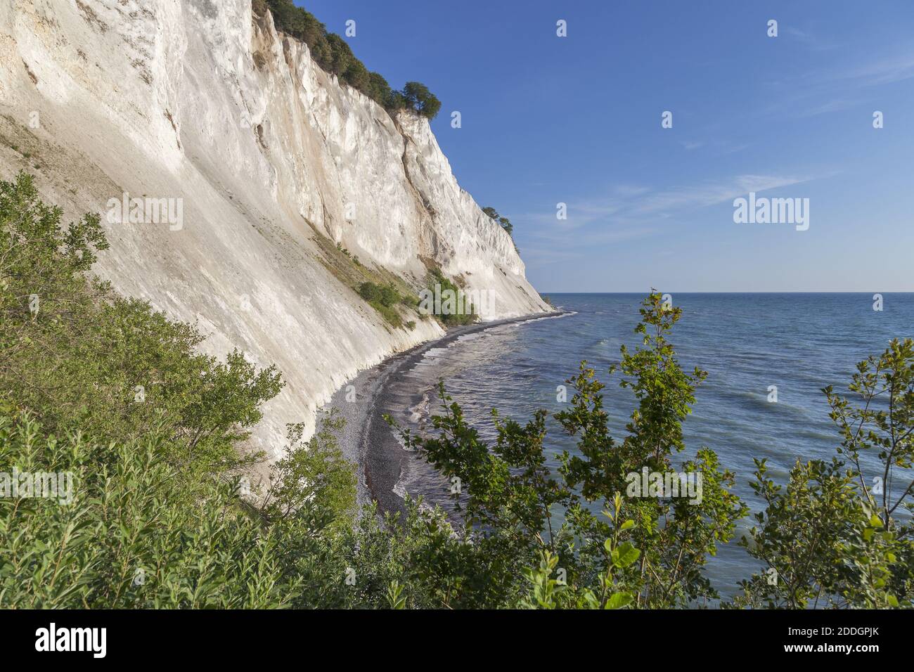 geography / travel, Denmark, Zealand, isle Mon, chalk cliff near Cliffs ...