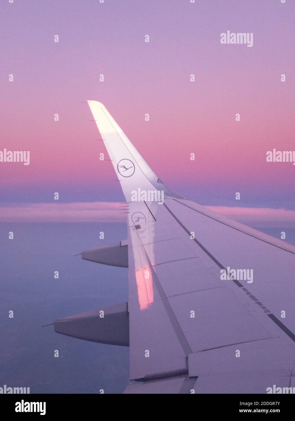 Golden Hour over Europe Stock Photo - Alamy