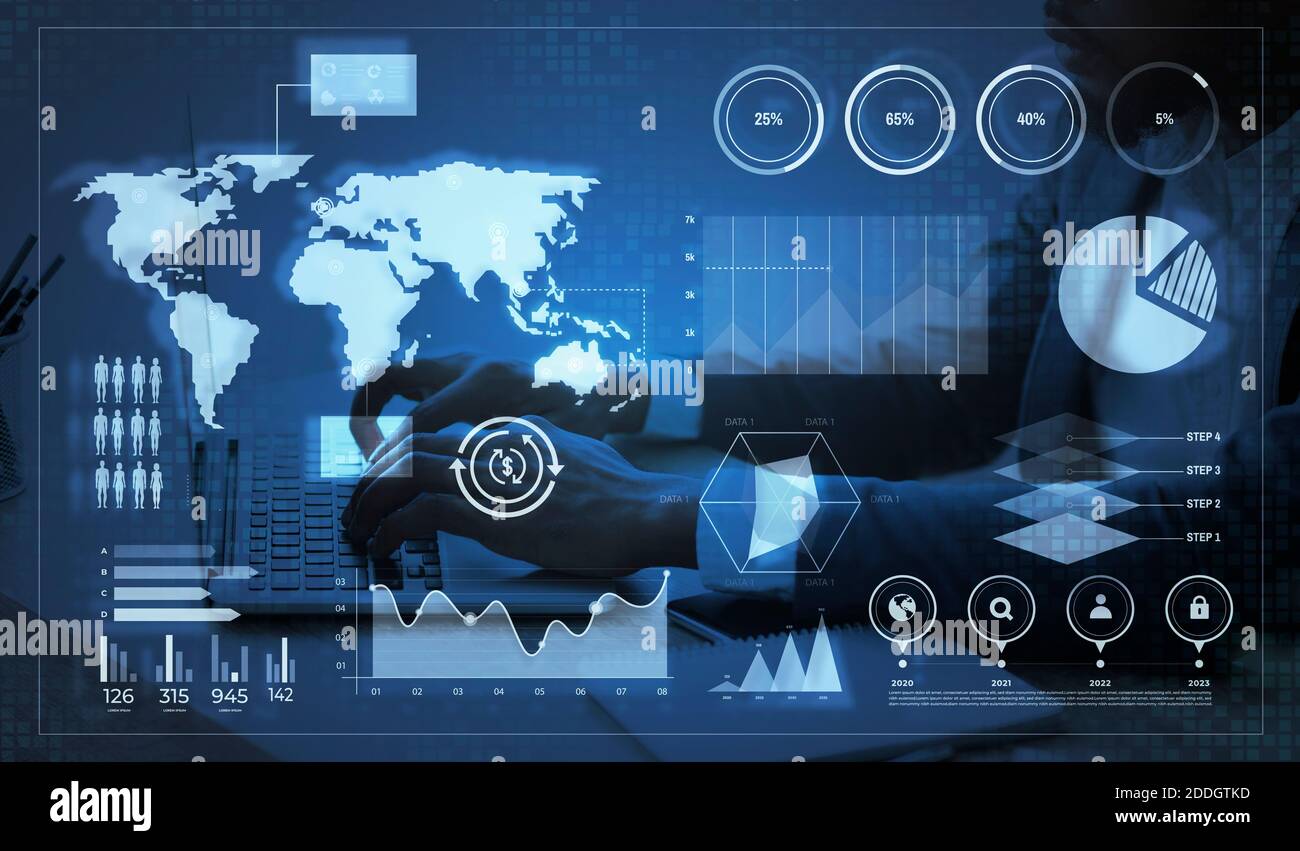 Global data screen hi-res stock photography and images - Alamy