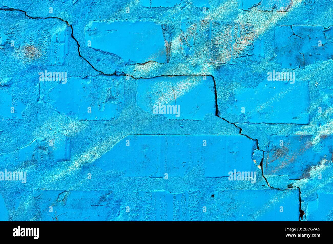 Blue brick wall texture background hi-res stock photography and images ...