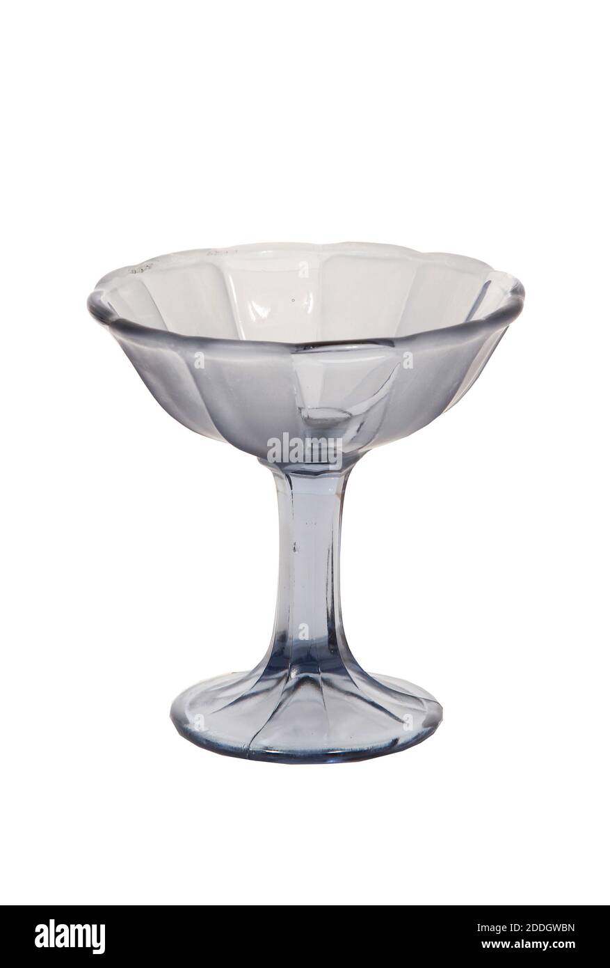 A beautiful glass with a design isolated on a white background Stock ...