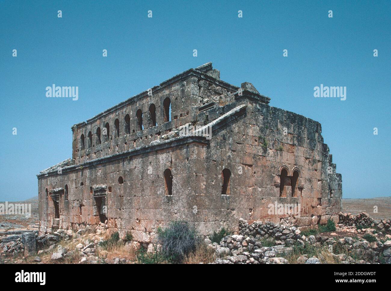 Mushabbak Basilica, near Aleppo, Syria Stock Photo - Alamy