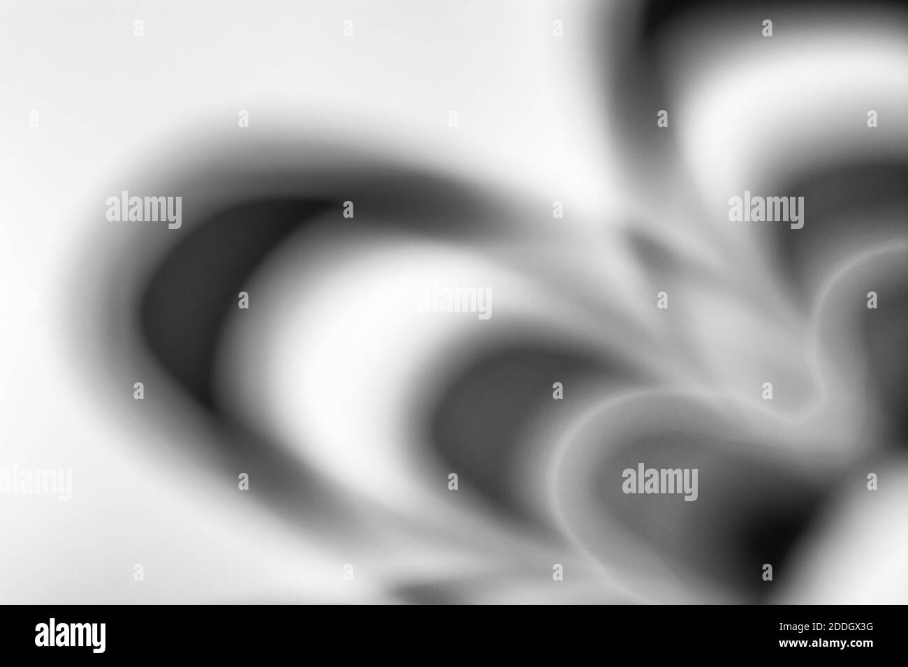 Monochromatic looped or hooped design with a feeling of a butterfly ...