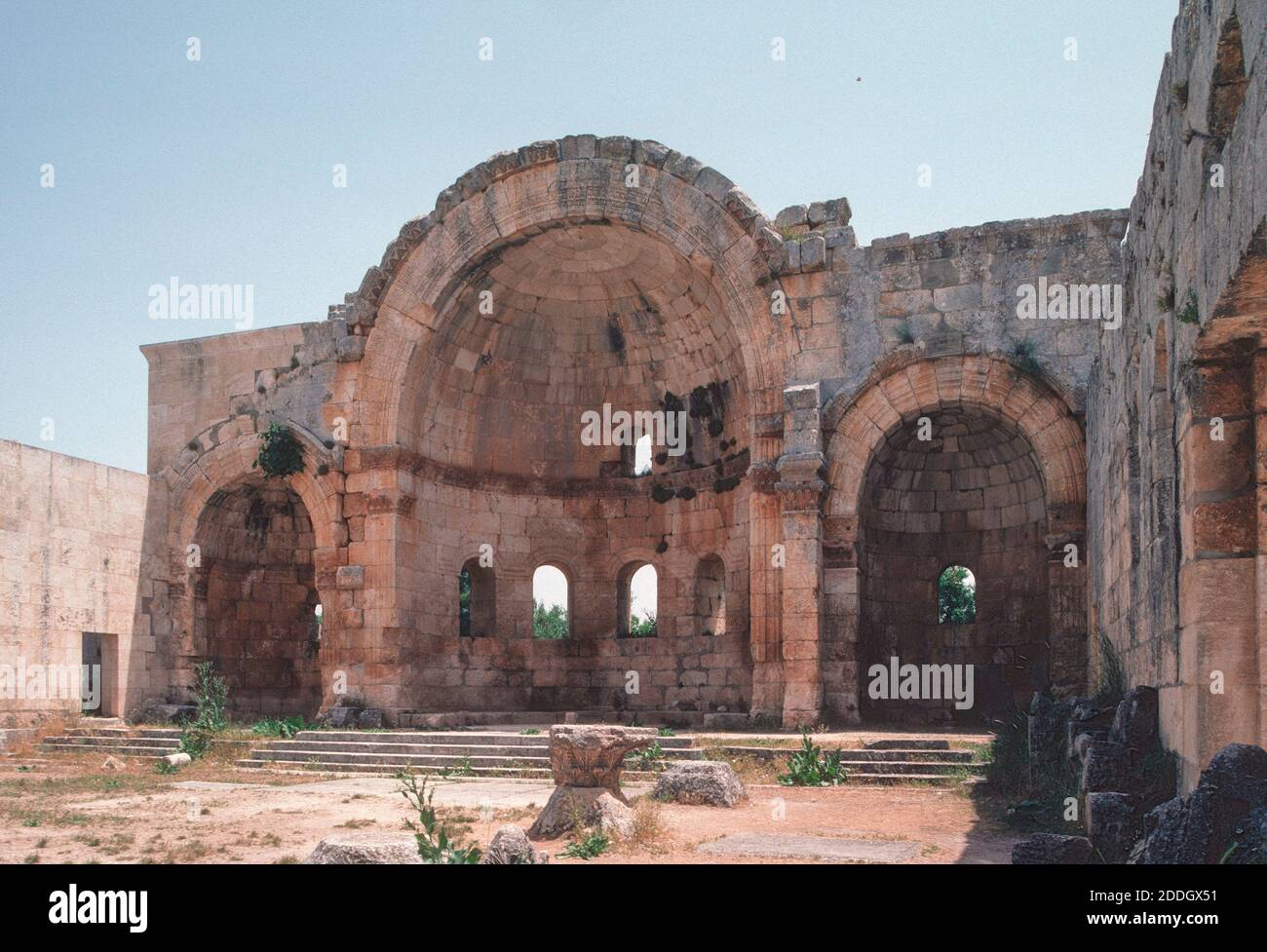 Church of Saint Simeon Stylites, Qalaat Semaan, Syria Stock Photo - Alamy