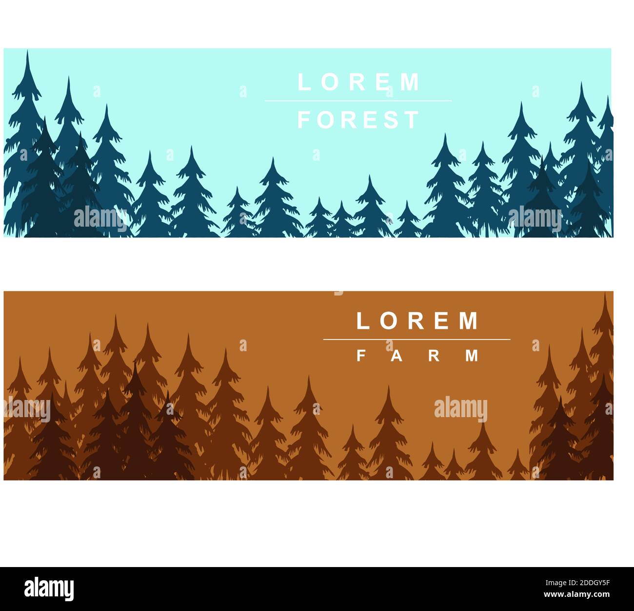 Horizontal design banners Cut Out Stock Images & Pictures - Alamy