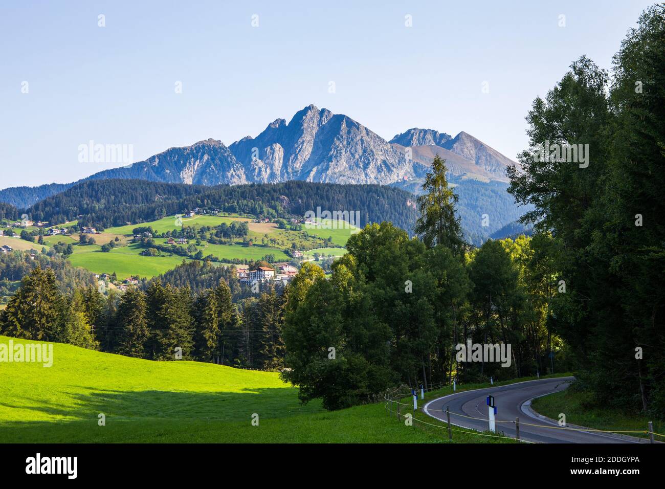 Landscape of caldaro lake and vines hi-res stock photography and images ...