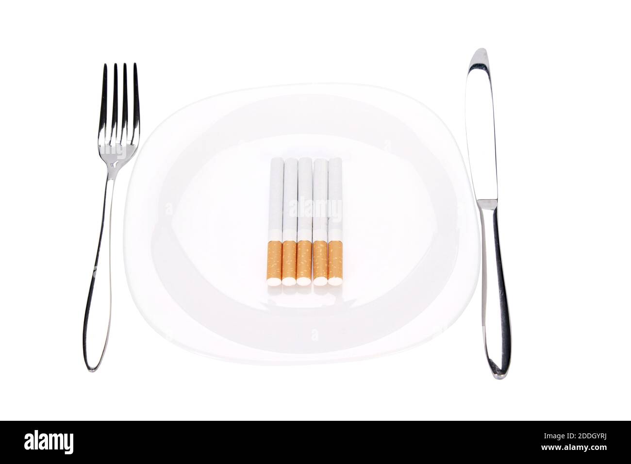 Cigarette plate Cut Out Stock Images & Pictures - Alamy