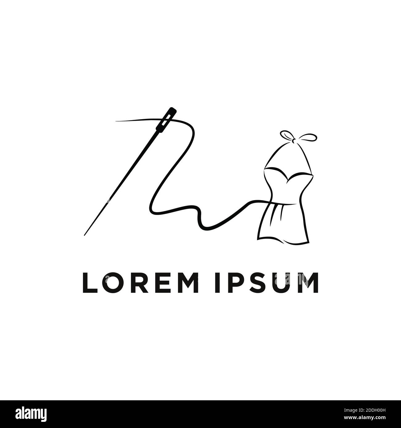 Tailored fashion design illustration Cut Out Stock Images & Pictures ...