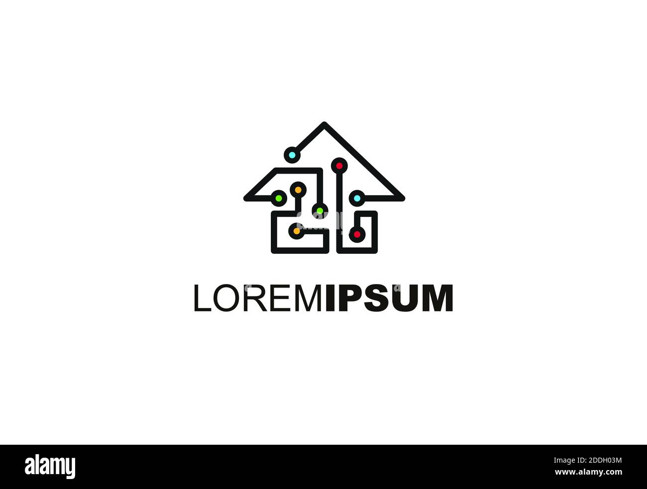 Smart home design solar Cut Out Stock Images & Pictures - Alamy