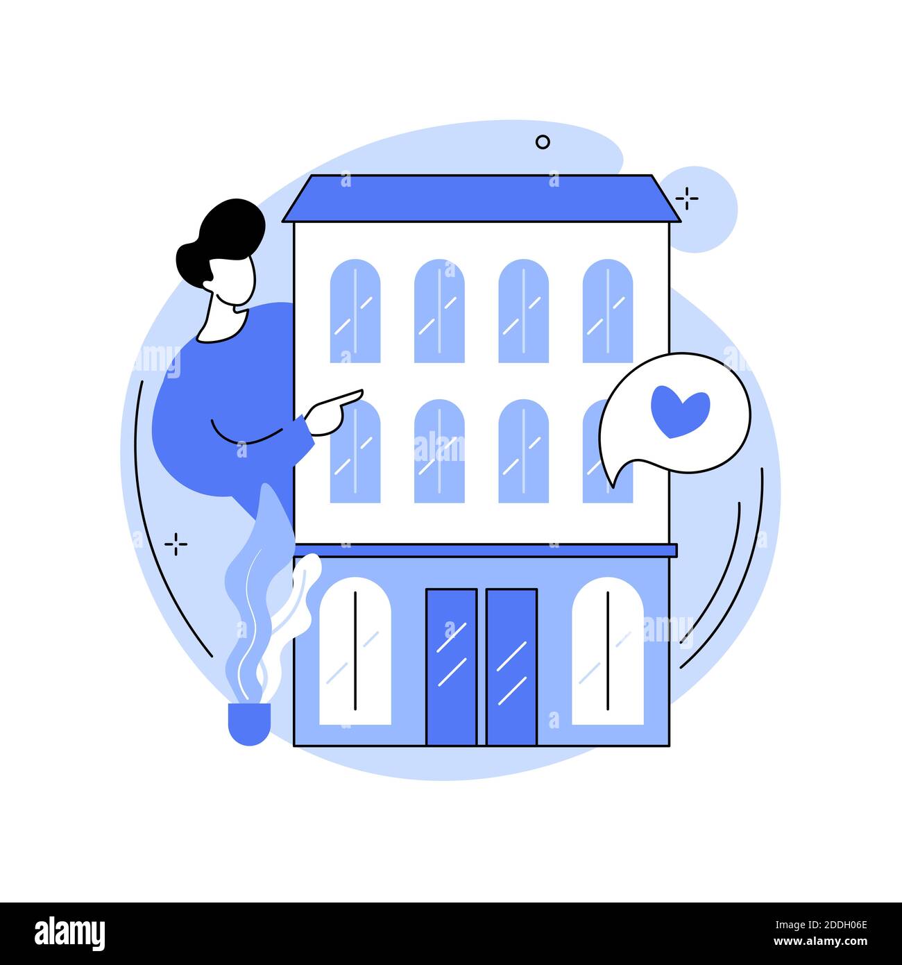 Condominium abstract concept vector illustration Stock Vector Image ...