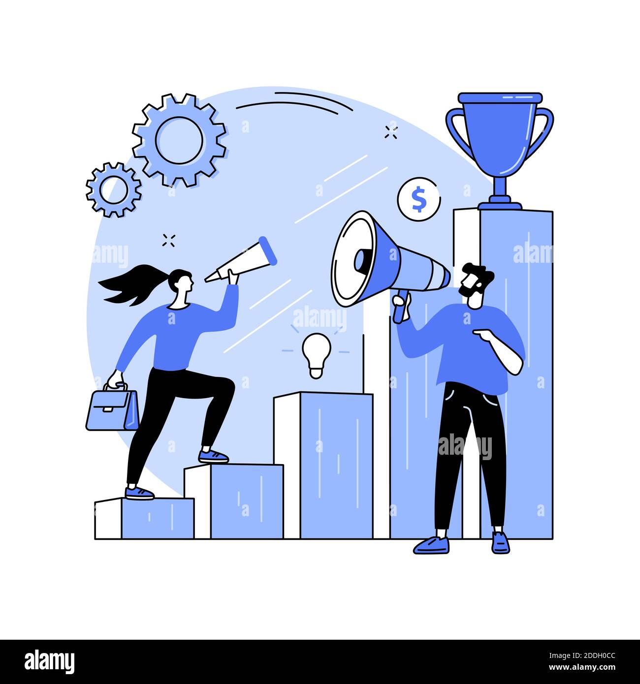 Business coaching abstract concept vector illustration Stock Vector ...