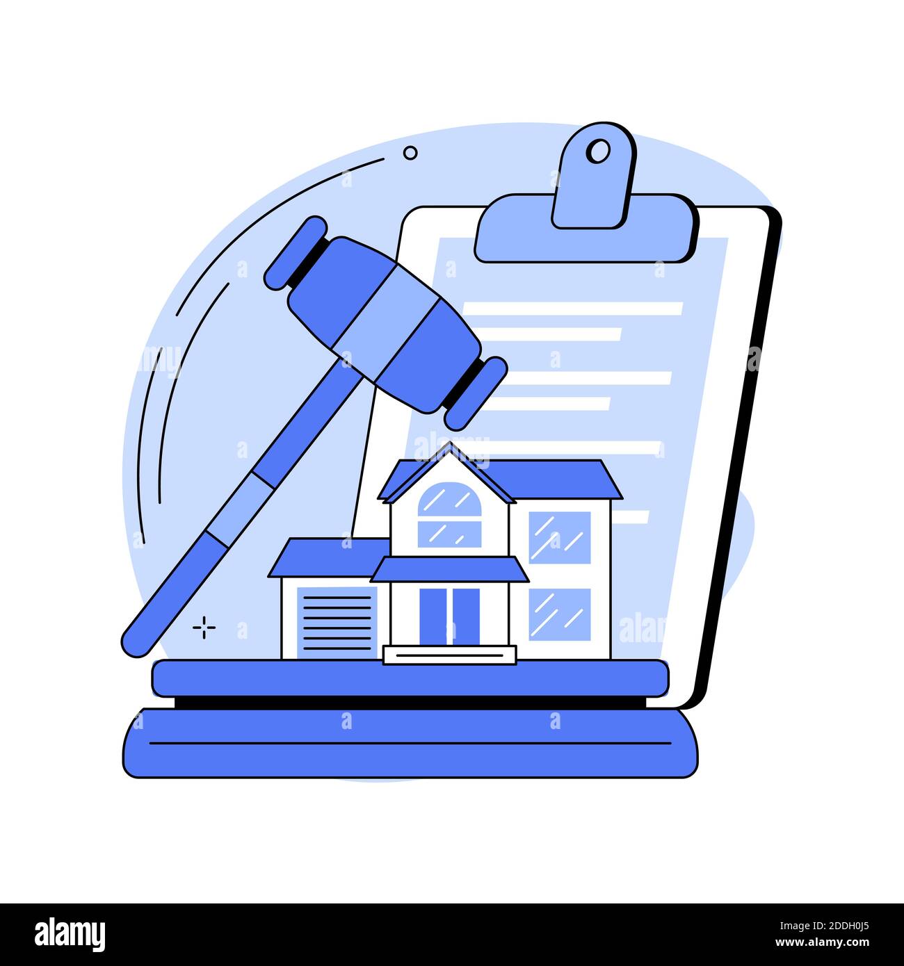 Auction house abstract concept vector illustration Stock Vector Image ...