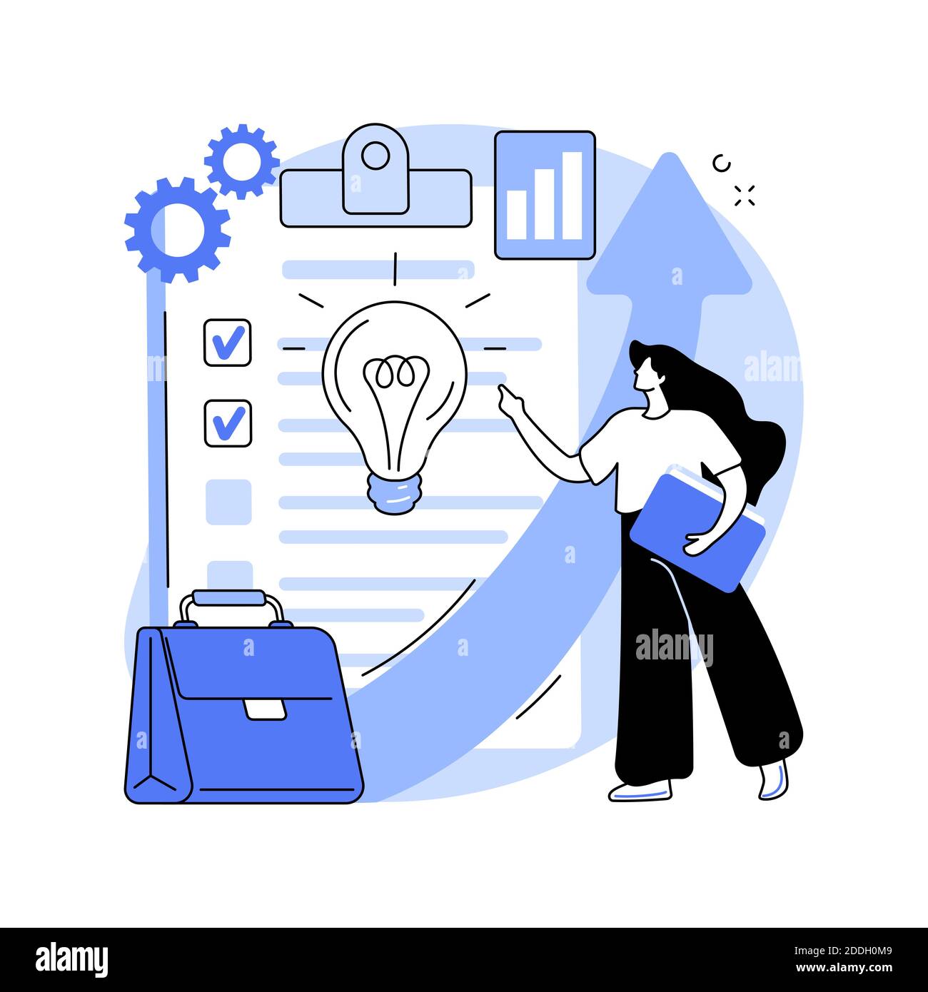 Sales plan for business abstract concept vector illustration Stock ...