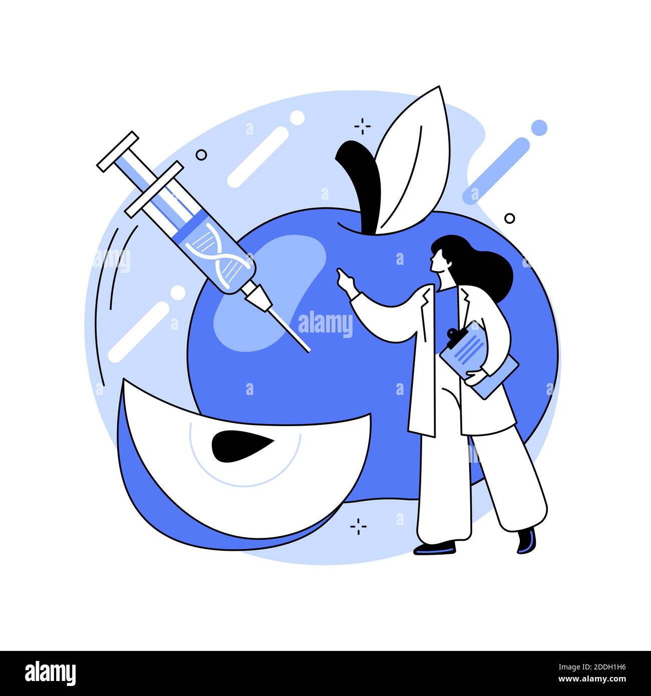 Genetically modified foods abstract concept vector illustration Stock Vector Image & Art - Alamy