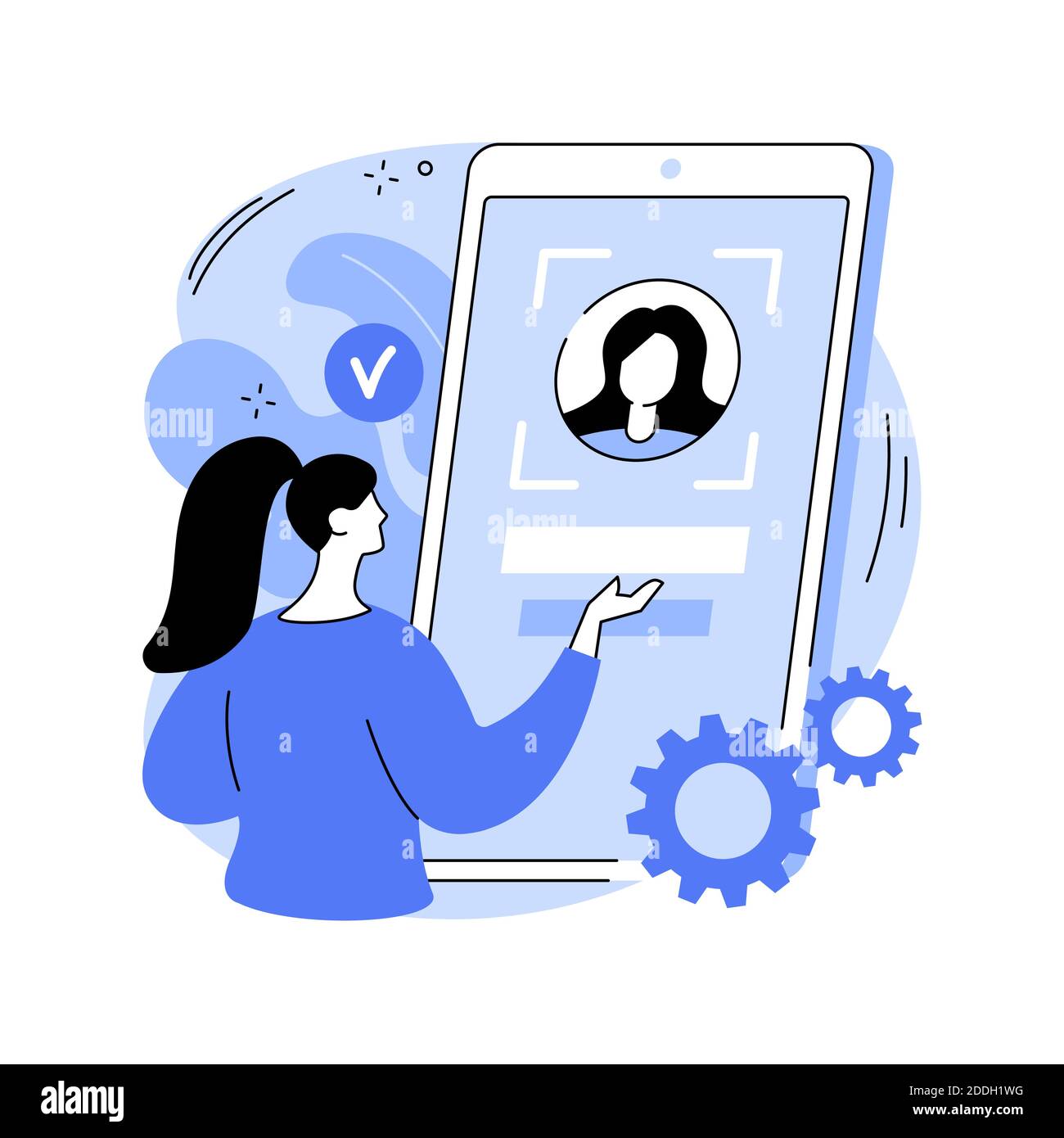 Verification technologies abstract concept vector illustration Stock ... Verification technologies abstract concept vector illustration Stock ...