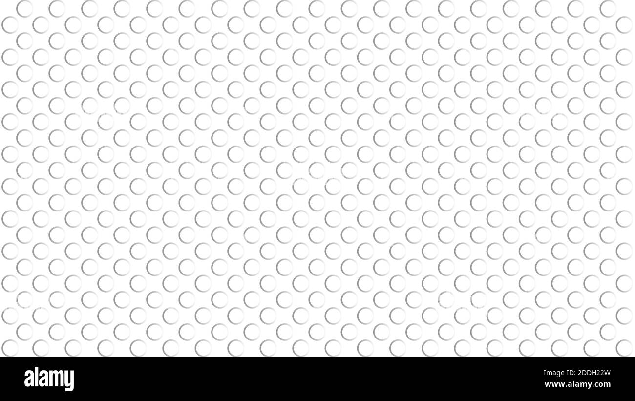Flat embossed white round texture. Abstract background design template ...