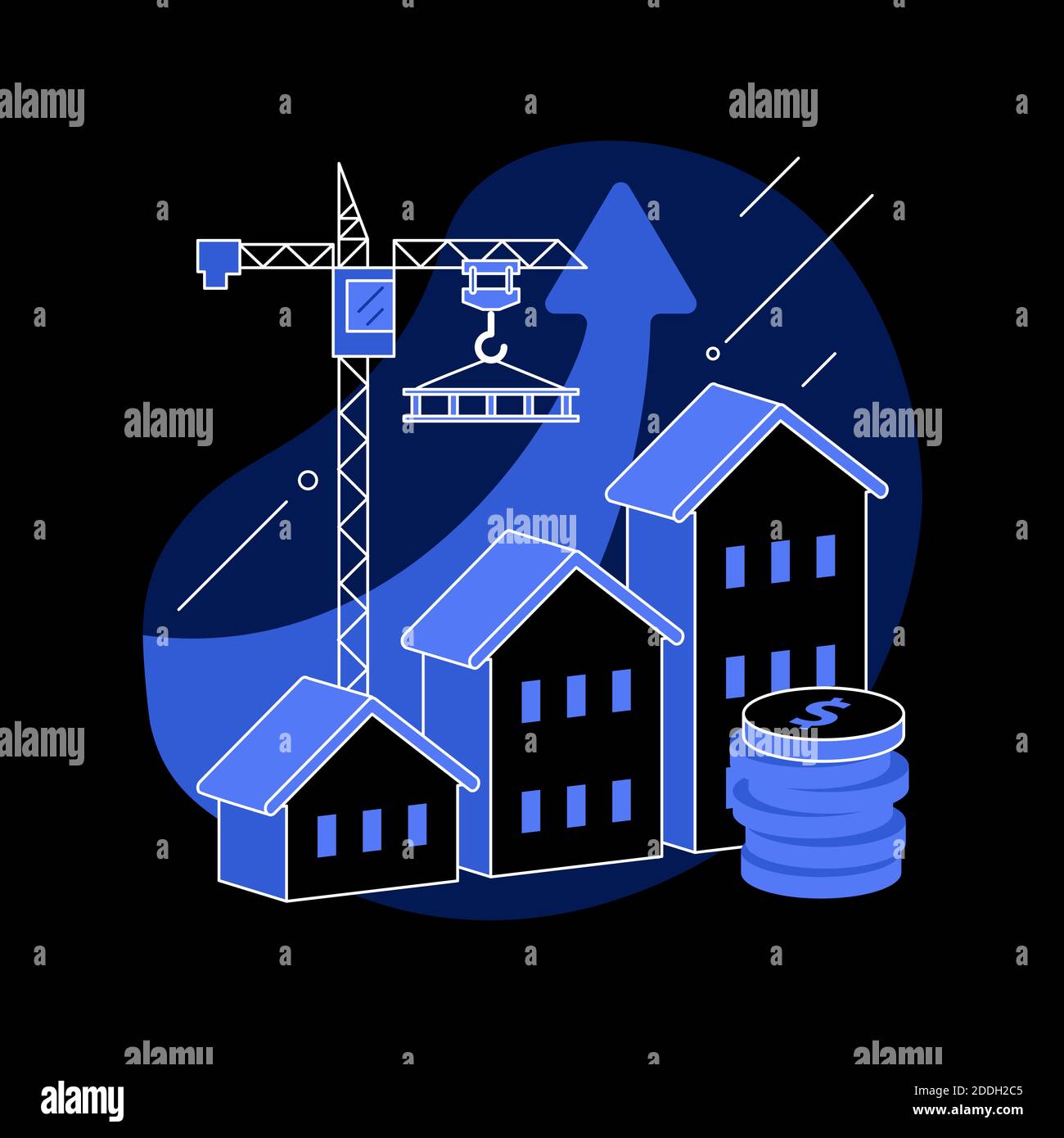 Property development abstract concept vector illustration Stock Vector ...