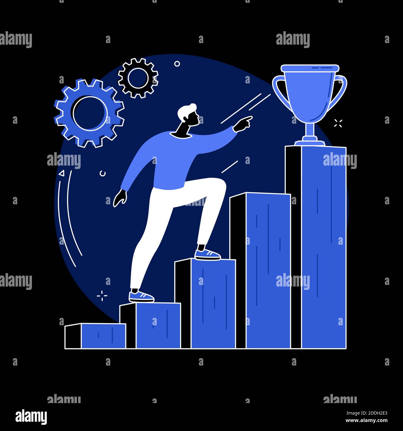 Motivation abstract concept vector illustration Stock Vector Image ...