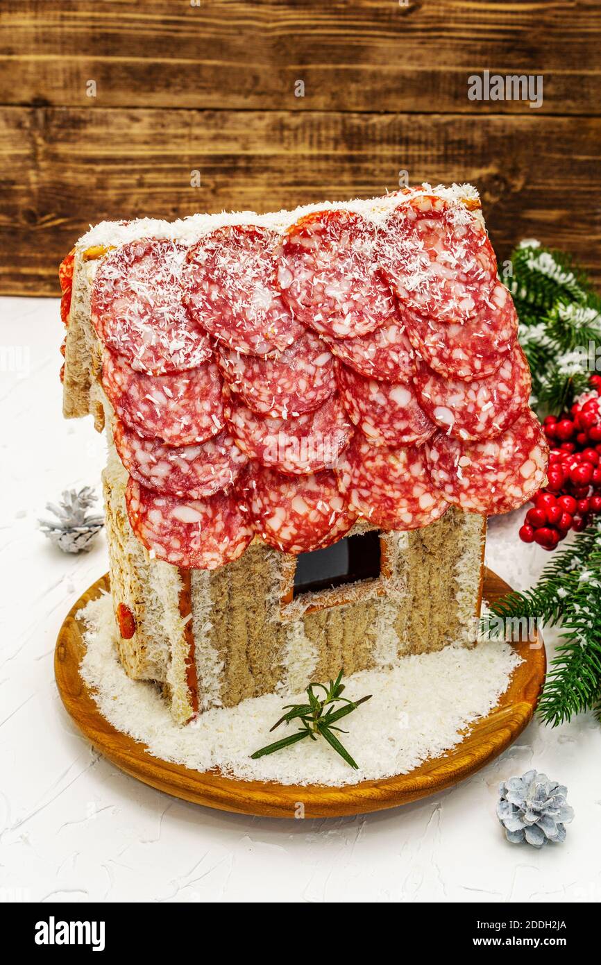 Сharcuterie chalet or The Meat Hut as Christmas newest food trend. New ...