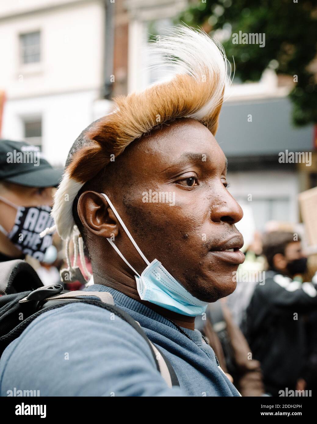 London, United Kingdom - August 31, 2020: Million People March gather ...