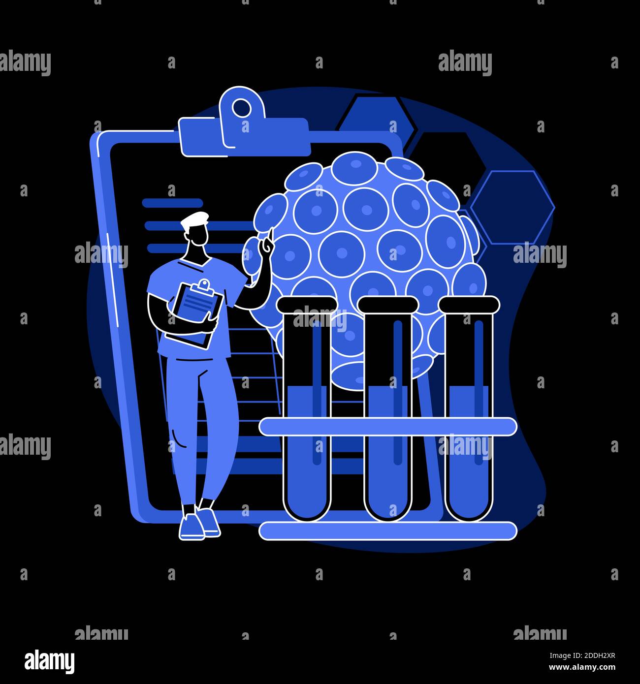 HPV test abstract concept vector illustration Stock Vector Image & Art ...