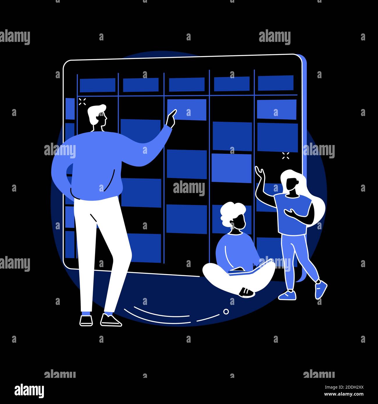 School curriculum abstract concept vector illustration Stock Vector ...