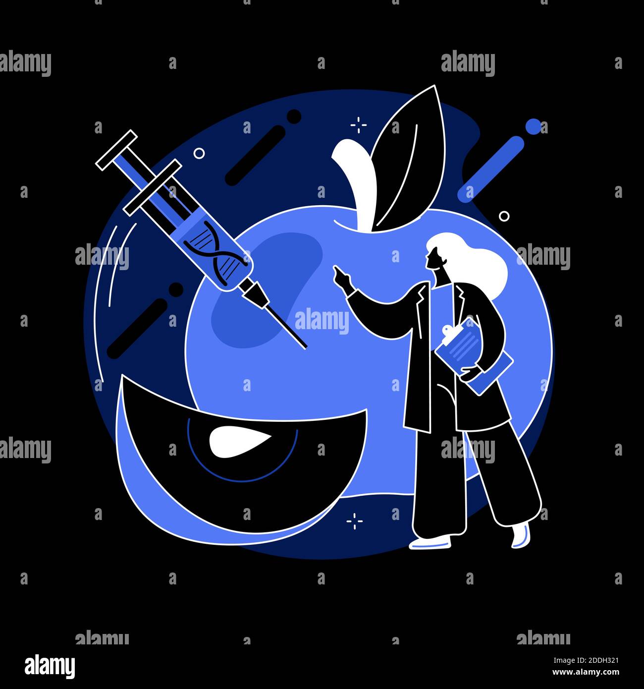 Genetically modified foods abstract concept vector illustration Stock Vector Image & Art - Alamy