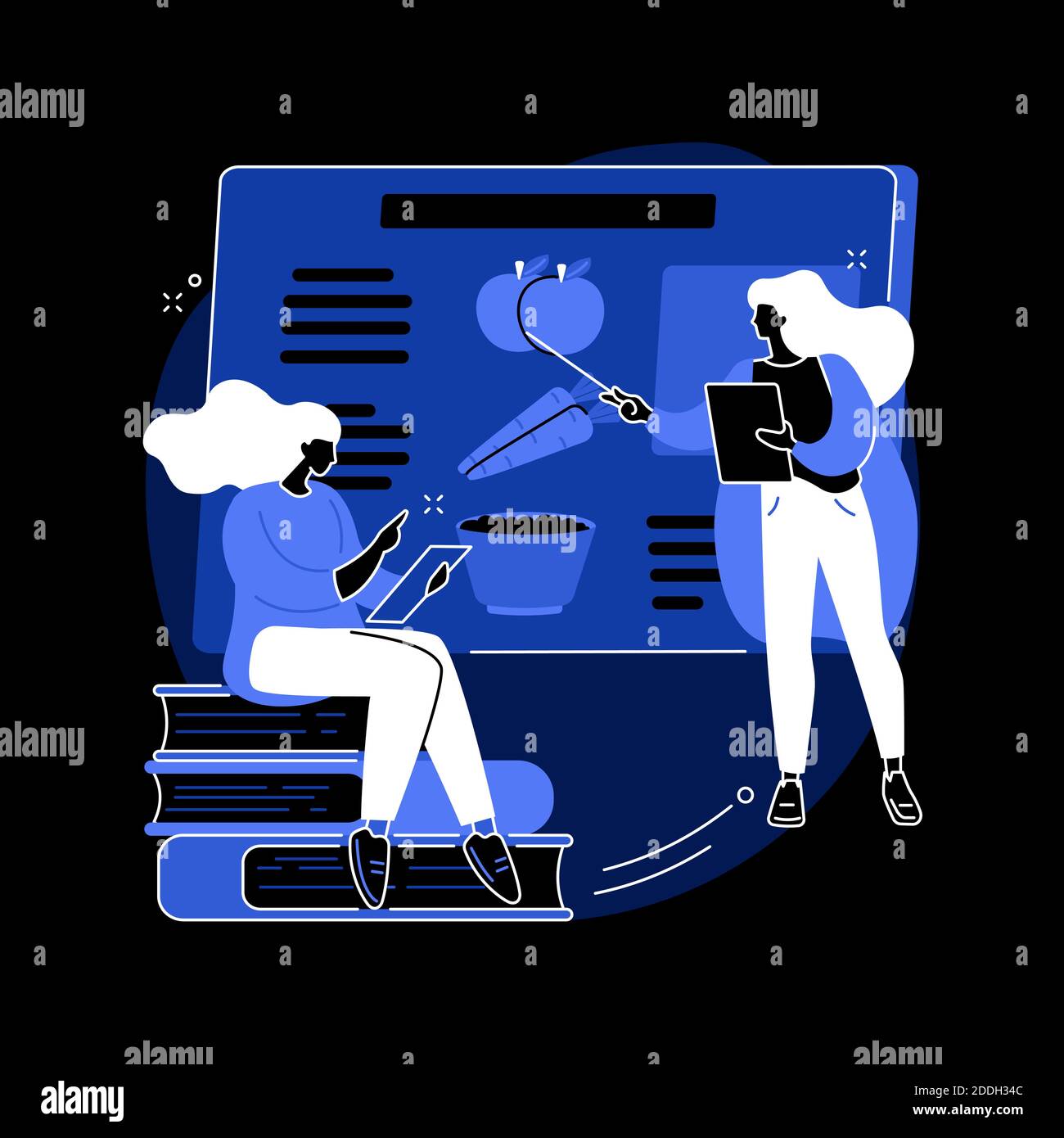 Health and nutrition workshop abstract concept vector illustration ...