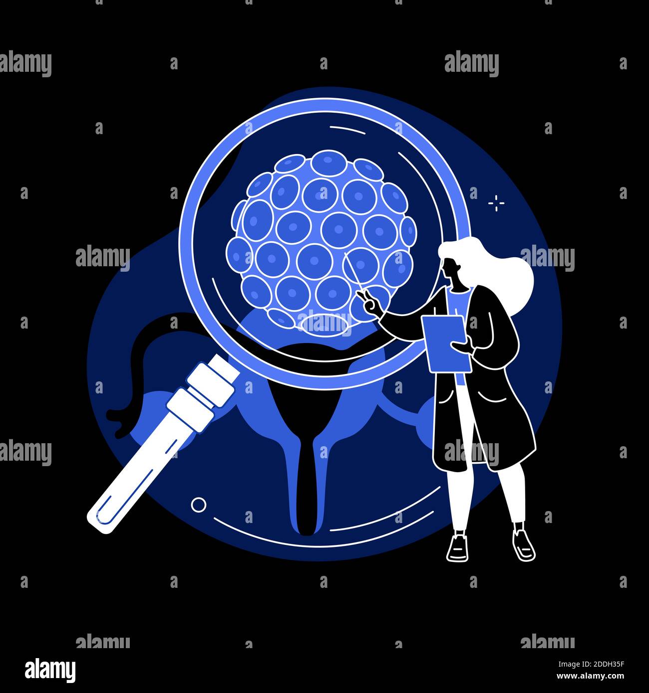 Human Papillomavirus Hpv Abstract Concept Vector Illustration Stock 1552