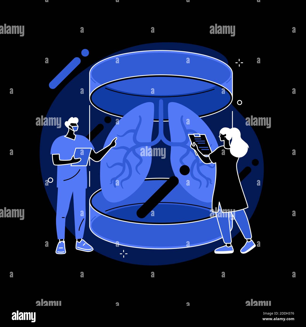 Lab-grown organs abstract concept vector illustration Stock Vector ...