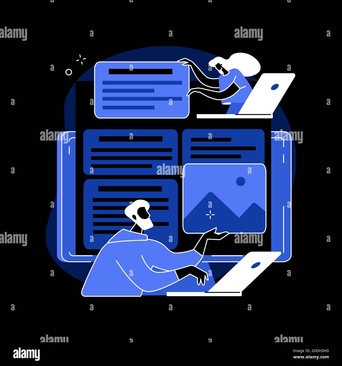 Shared document abstract concept vector illustration Stock Vector Image ... Shared document abstract concept vector illustration Stock Vector Image ...