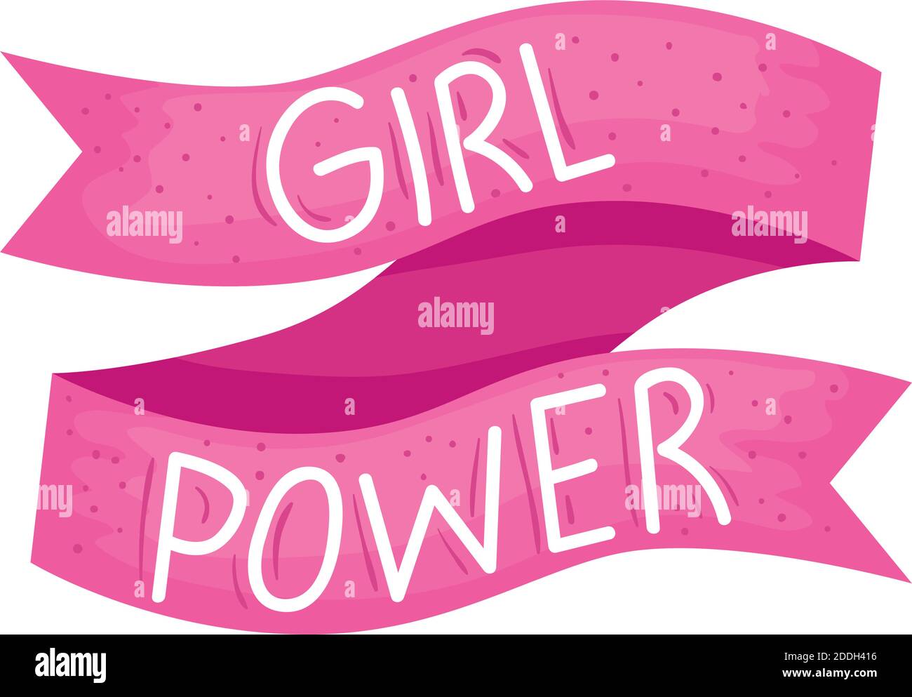 girl power lettering in ribbon frame Stock Vector Image & Art - Alamy