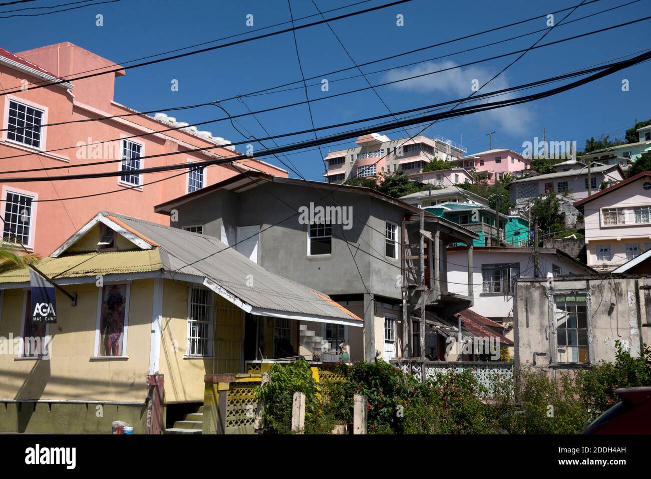 houses on the carenage st george grenada windward islands west indies ...
