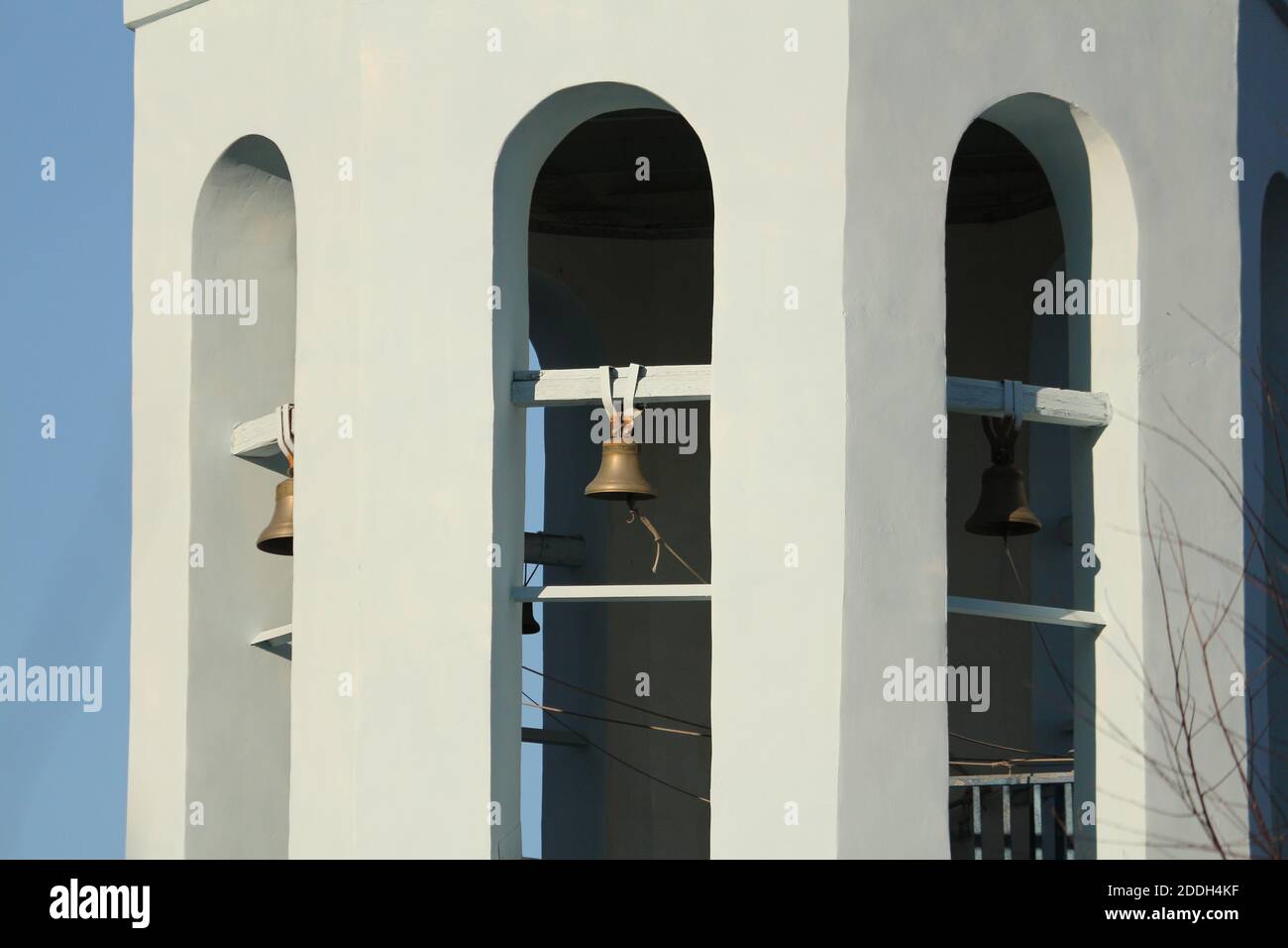 Bell belfry wood hi-res stock photography and images - Alamy