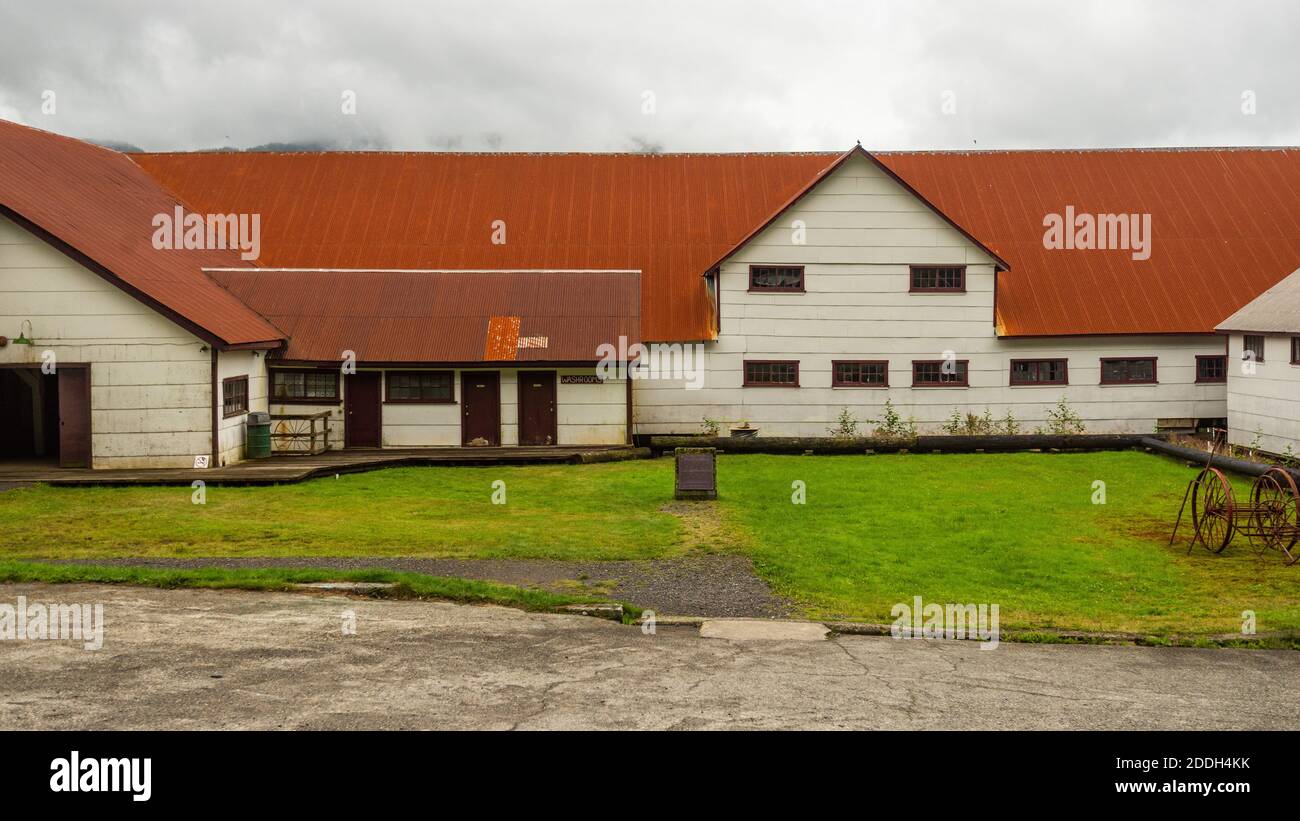 views of north pacific cannery plant, prince rupert, bc, canada Stock ...