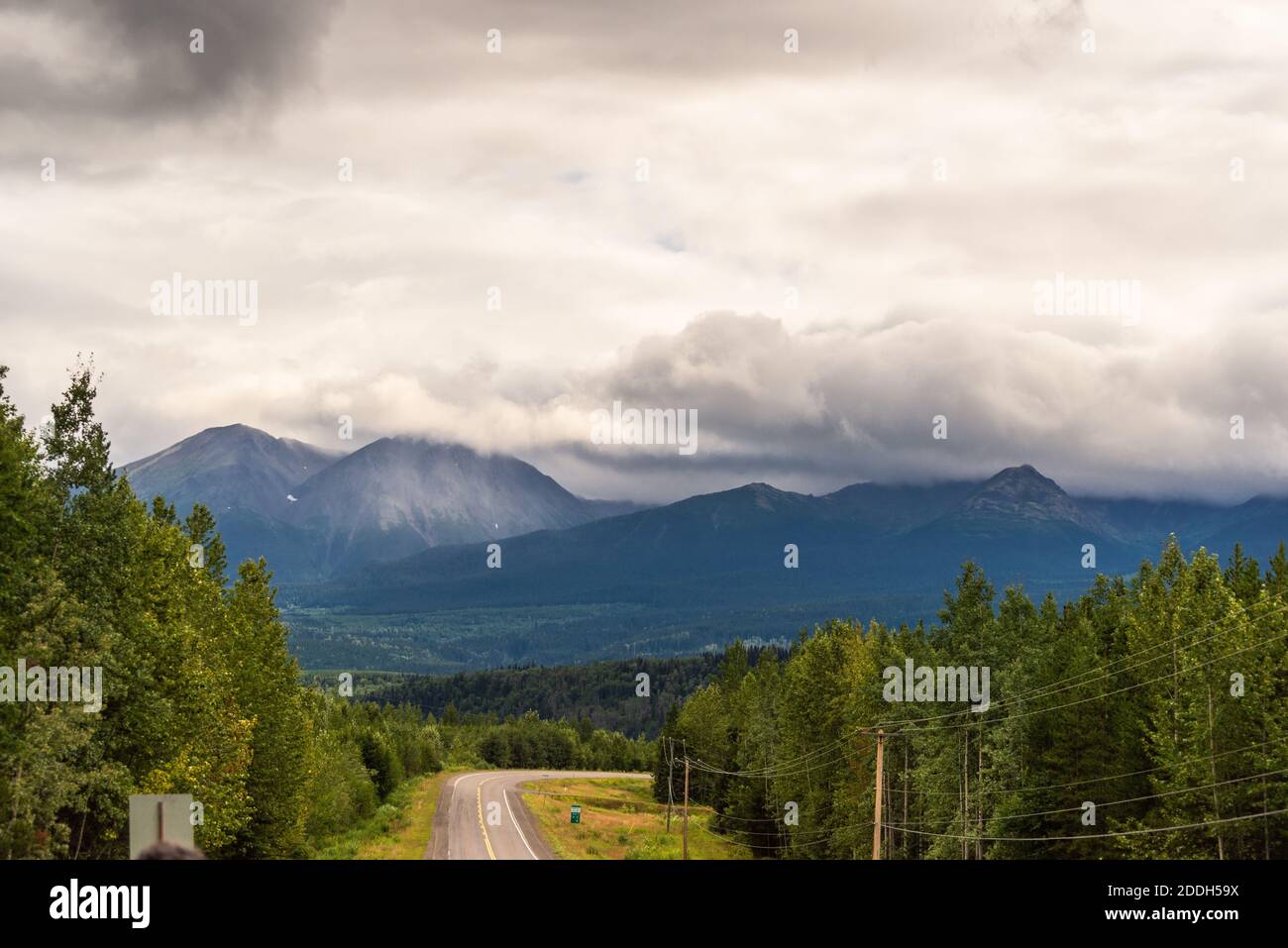 nature sceneries along the E16 from Prince Rupert to Smithers, BC ...