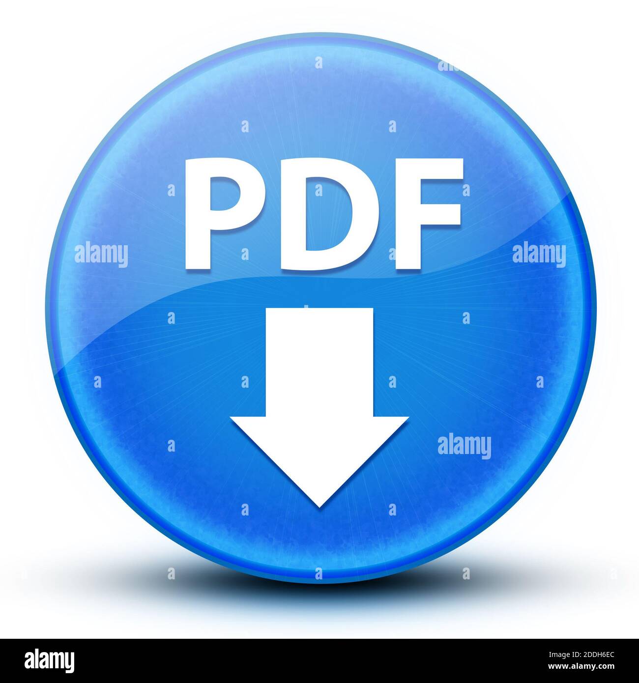 PDF eyeball glossy blue round button abstract illustration Stock Photo ...
