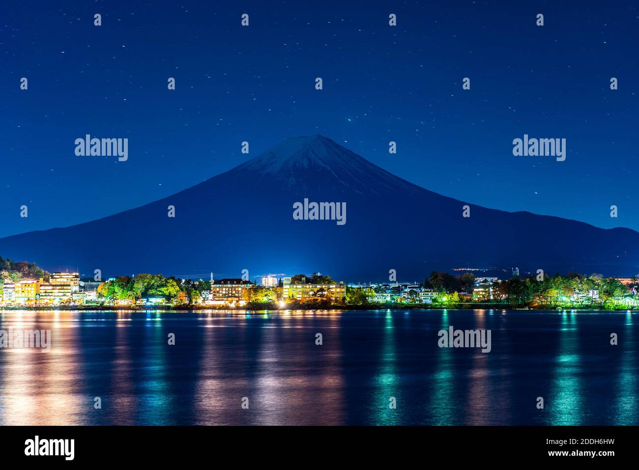 Aerial Panorama Landscape of Fuji Mountain. Iconic and Symbolic ...