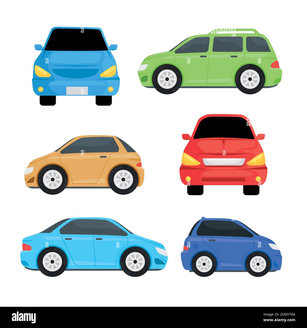 Group of vehicles Stock Vector Images - Alamy