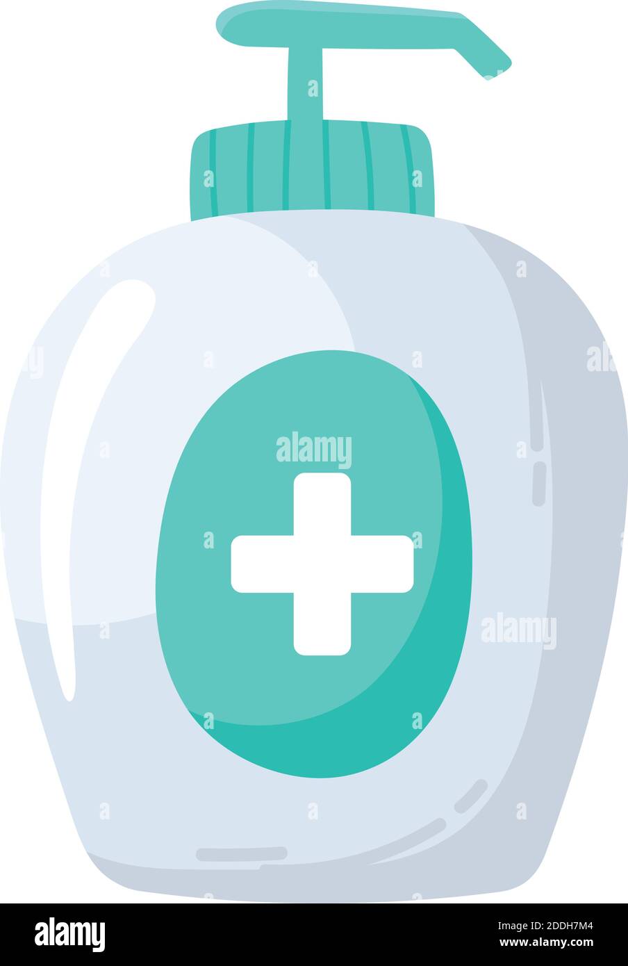 new normal, gel disinfect prevention after covid 19 vector illustration ...