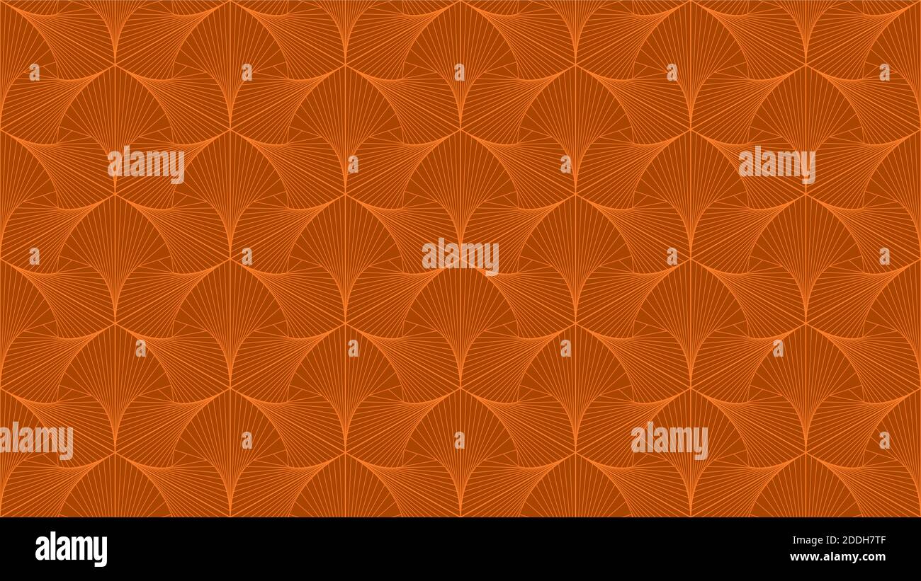 Orange seamless geometric pattern. Abstract zentangle background for ...