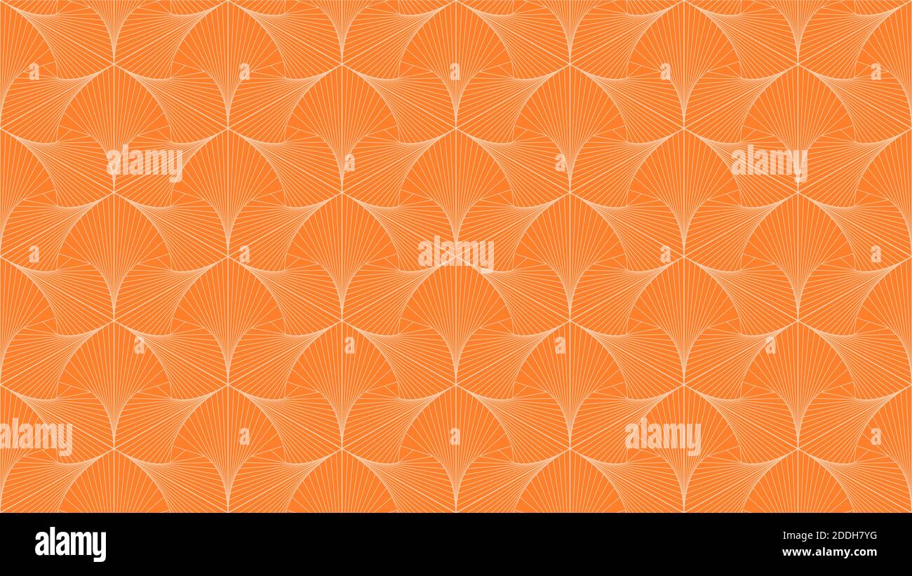 Orange seamless geometric pattern. Abstract zentangle background for ...