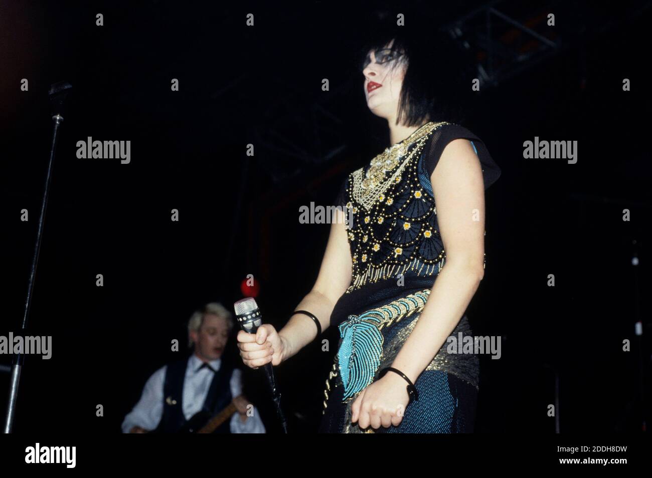 Steve Severin and Siouxsie Sioux from Siouxsie and the Banshees live at ...