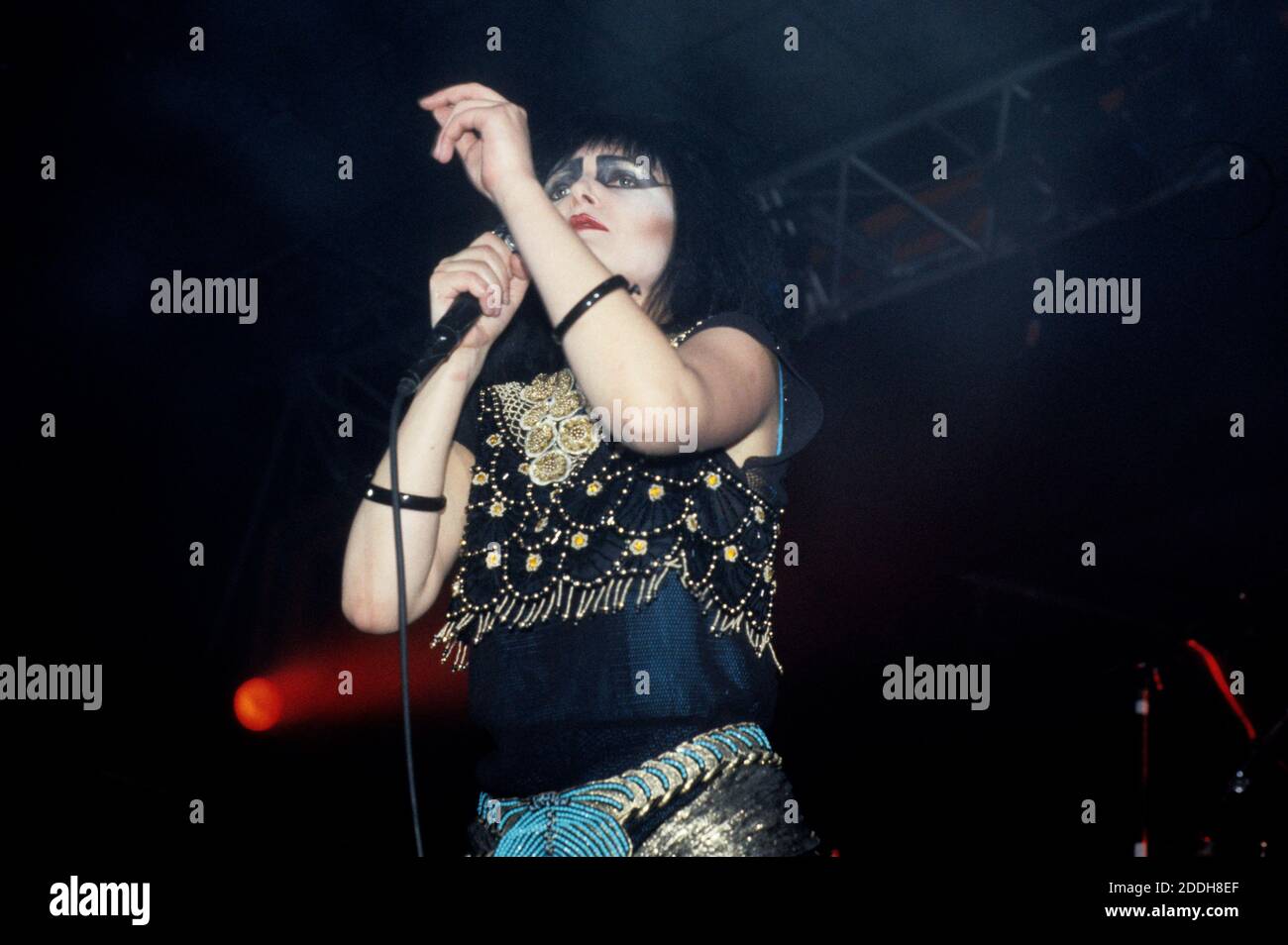 Siouxsie Sioux from Siouxsie and the Banshees live at Hammerswithh ...