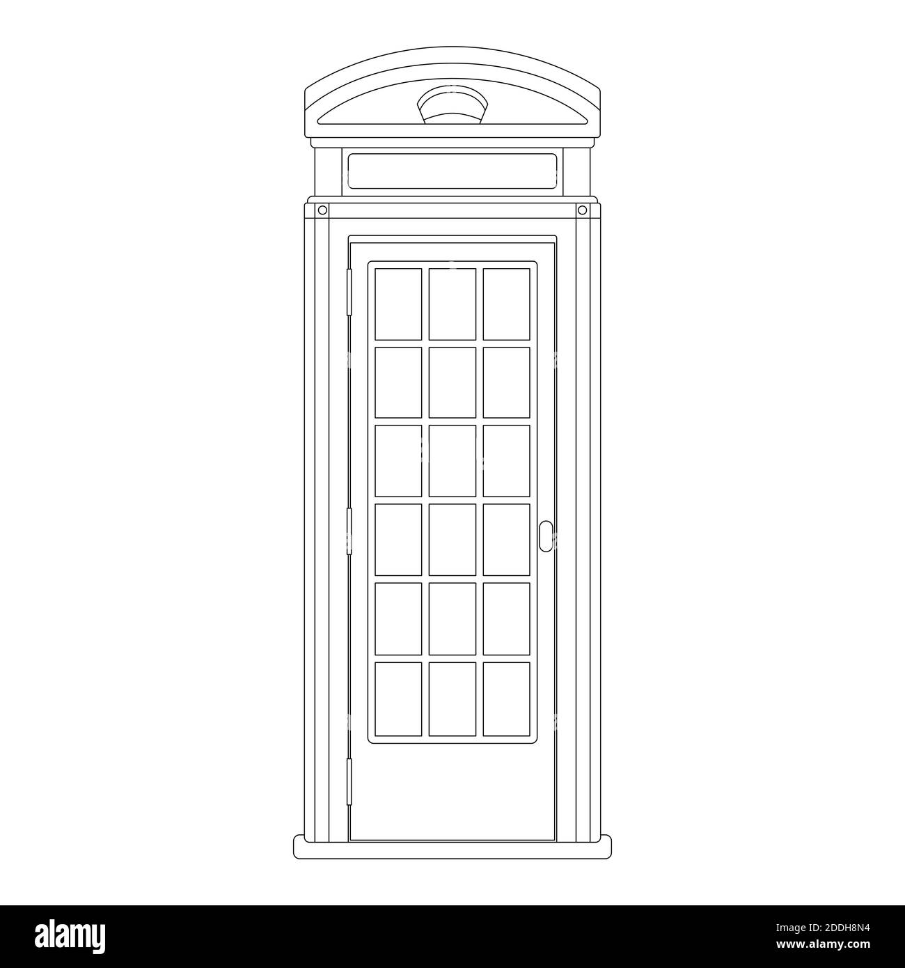 English telephone box draw hi-res stock photography and images - Alamy