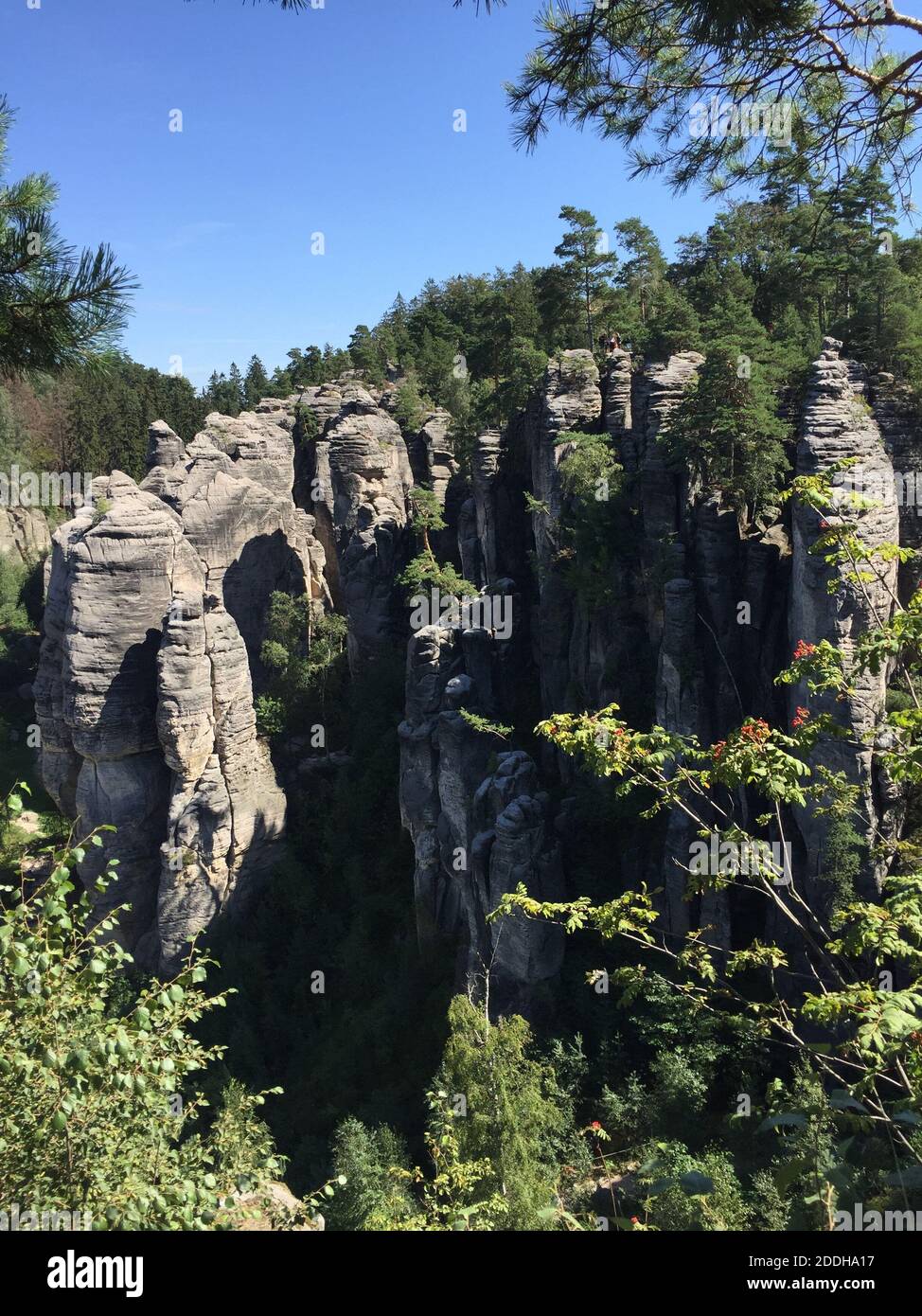 Cesky Raj, Czech Paradise hiking, sandstone, Czech Republic, Europe ...