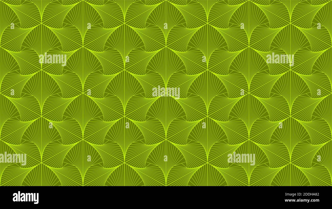 Green seamless geometric pattern. Abstract zentangle background for ...