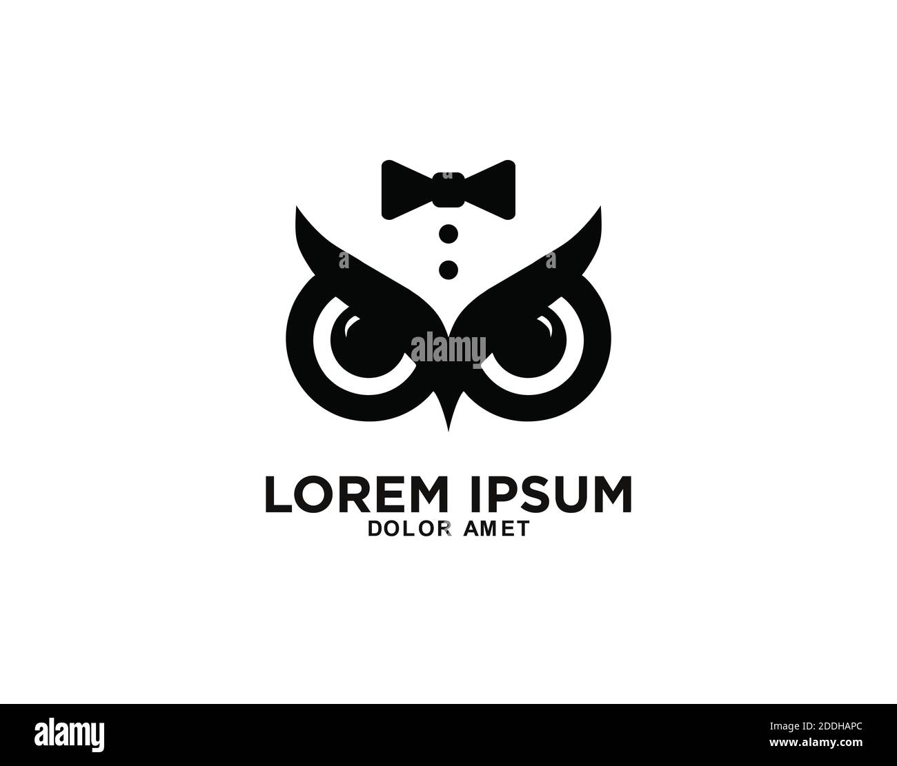 graduate student owl logo icon symbol designs Stock Photo - Alamy