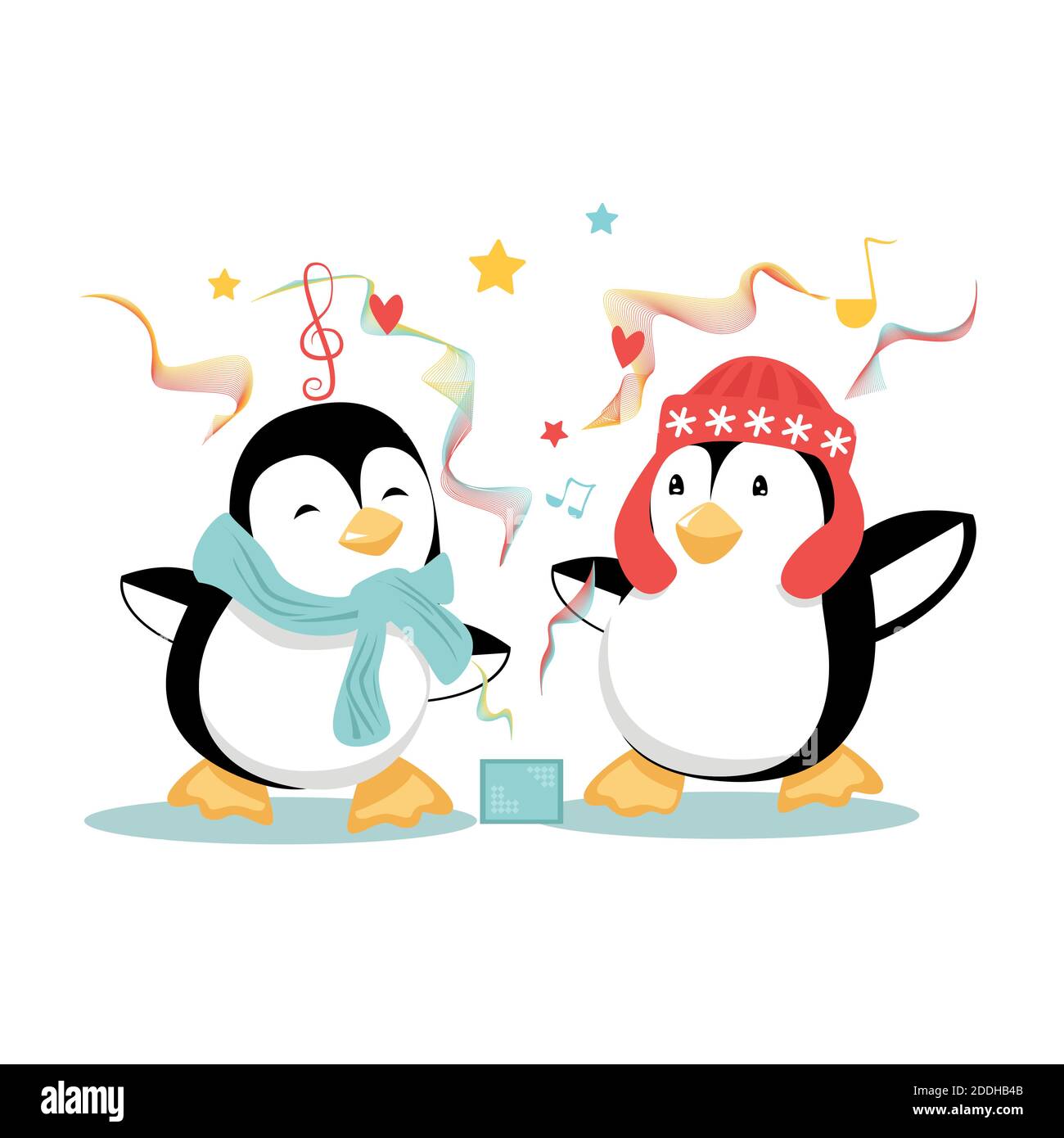 Dancing Penguin Clip Art