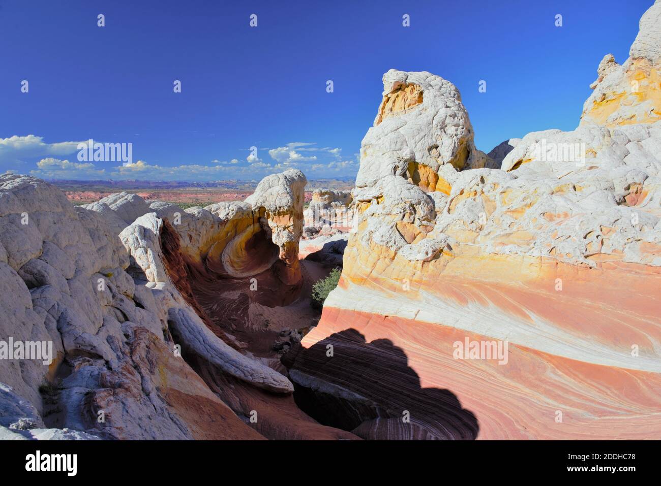 Colorful rock formations at White Pocket near Kanab Stock Photo - Alamy